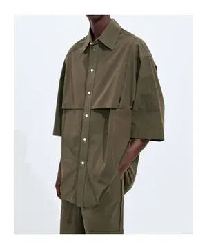 Bottega Veneta Macro Intreccio Cotton Shirt