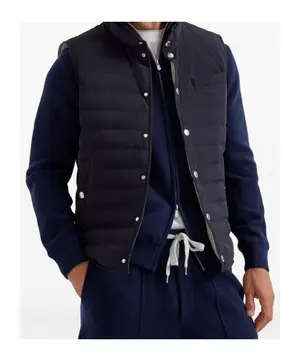 Brunello Cucinelli Quilted Snap-fastening Gilet