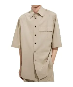 Bottega Veneta Cotton Toile Shirt - Nude