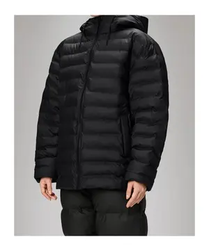 Rains Logo-patch Quilted Jacket