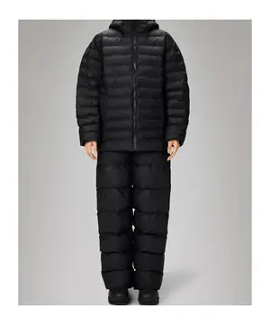 Rains Logo-patch Quilted Jacket