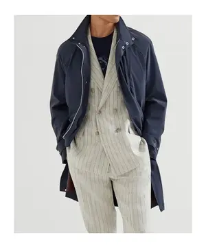 Brunello Cucinelli Detachable Hood Parka Coat