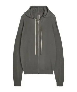 Rick Owens Hooded Wool Jumper - Black