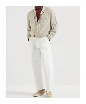 Brunello Cucinelli Fine-knitted Ribbed Polo Shirt