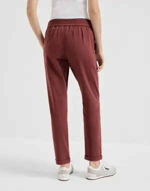 Brunello Cucinelli Drawstring Track Pants - Red