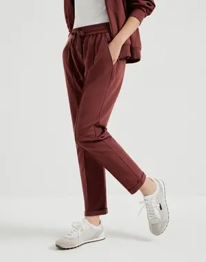 Brunello Cucinelli Drawstring Track Pants - Red