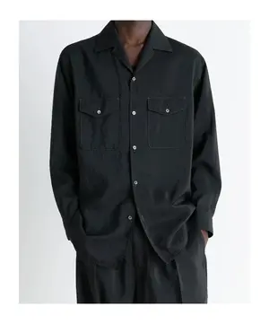 LEMAIRE Notched-collar Fla-pocket Shirt
