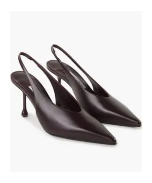 JIMMY CHOO Open-back Pointed Toe High-heeled Sandals