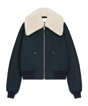 GIVENCHY Givenchy Bomber Jacket With Shearling Collar