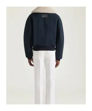 Givenchy Bomber Jacket With Shearling Collar