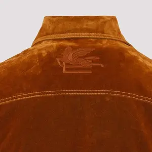 Etro Logo-embroidered Velvet Jacket