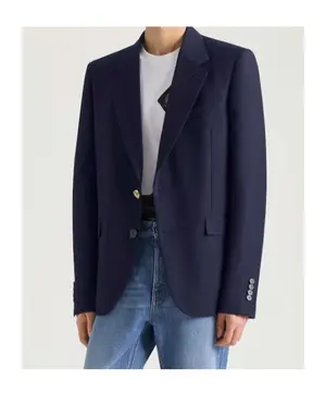 Givenchy Single-breasted Blazer In Wool And Mohair