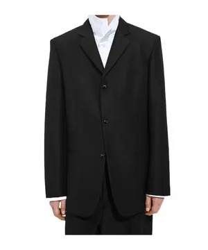 Bottega Veneta Mohair And Wool Jacket - Double Black