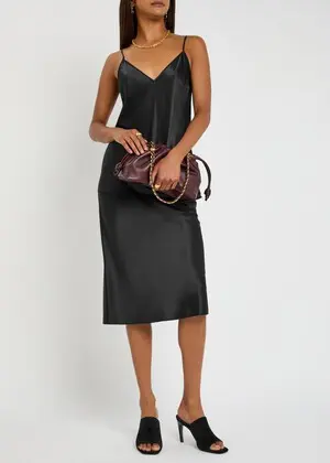 JOSEPH Isaak Silk Midi Slip Skirt