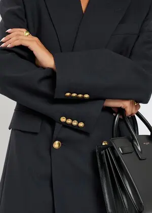 Saint Laurent Double-breasted Wool Blazer
