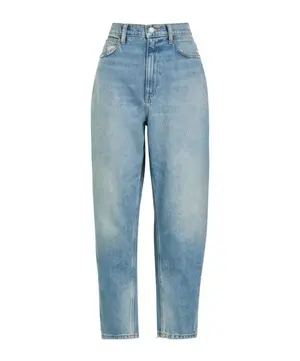 Polo Ralph Lauren High-waisted Straight Cut Five Pocket Jeans - Blue