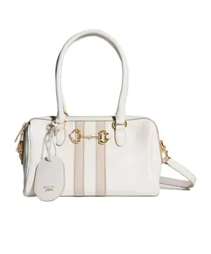 Gucci Borsetto Medium Boston Bag - White
