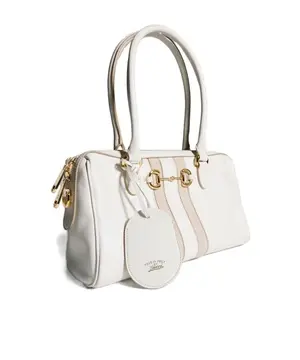 Gucci Borsetto Medium Boston Bag - White