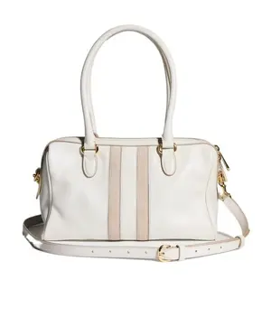 Gucci Borsetto Medium Boston Bag - White