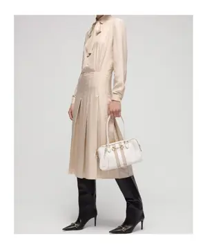 Gucci Borsetto Medium Boston Bag - White