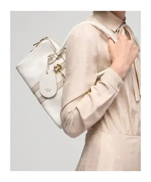 Gucci Borsetto Medium Boston Bag - White