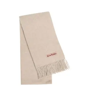 Acne Studios Canada Wool Scarf - Nude