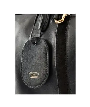 Gucci Large Boston Bag With Horsebit Detail - Black