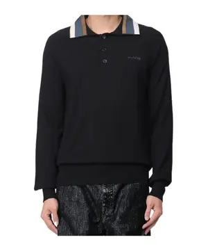 Marni Patchwork Gauge Polo Shirt