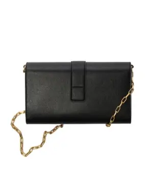 Burberry Rider Chain Strap Wallet - Black