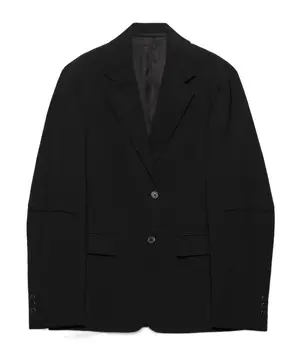 Prada Single-breasted Tailored Blazer - Black
