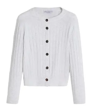 Brunello Cucinelli Ribbed-knit Cashmere Cardigan
