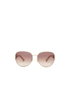 Chloé Round-frame Sunglasses - Nude