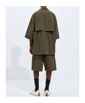 Bottega Veneta Macro Intreccio Cotton Shorts