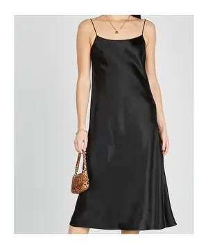 Vince Hammered Satin Slip Dress