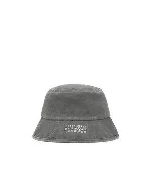 MAISON MARGIELA Washed Cotton Bucket Hat - Grey