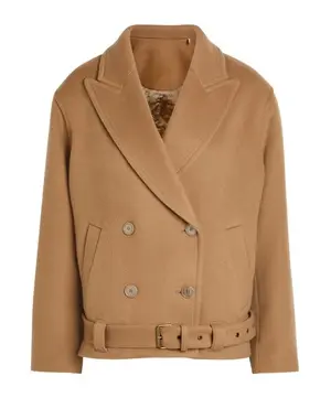 Isabel Marant Étoile Belted Wool And Cashmere-blend Jacket