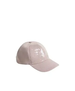 Brunello Cucinelli Sequined Baseball Cap - Pink