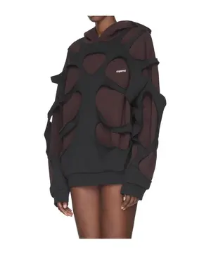 Coperni Logo Cutout Hooded Sweatshirt