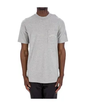 Moncler Logo-embroidered Cotton-blend T-shirt
