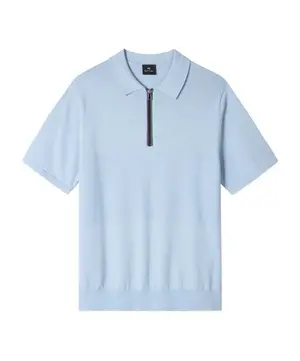 Paul Smith Sports Stripe' Zip Neck Polo Shirt