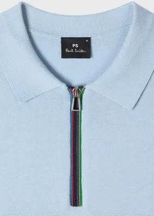 Paul Smith Sports Stripe' Zip Neck Polo Shirt