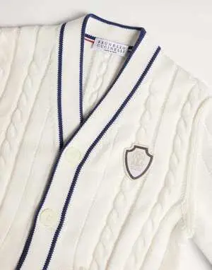 Brunello Cucinelli Cotton Cable Knit Cardigan