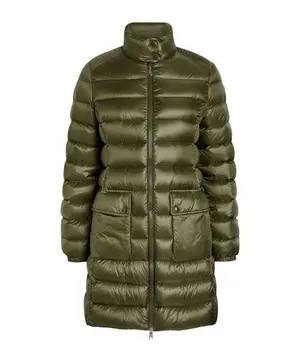 Moncler Genet Padded Shell Coat - Green
