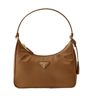 Prada Re-edition 2005 Re-nylon And Saffiano Mini Bag - Brown