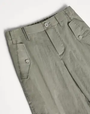 Brunello Cucinelli Cargo Trousers With Elasticated Hem