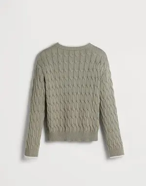 Brunello Cucinelli Cable Knit Cardigan With Toggle Closure