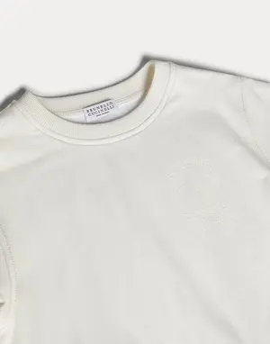 Brunello Cucinelli Logo Detail Sweatshirt - White