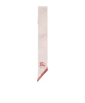 Burberry Skinny Watercolour Check Silk Scarf