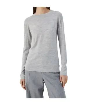 Brunello Cucinelli Fine Knit Jumper - Light Gray