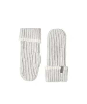 Brunello Cucinelli Cashmere Mittens - White